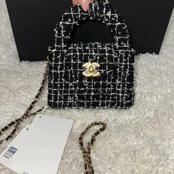 CHANEL | Bags | Chanel Kelly Nano Shopper Tweed | Poshmark